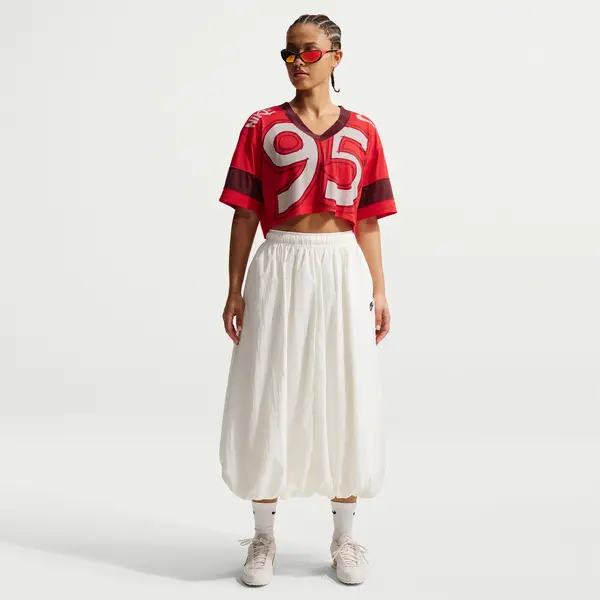 Nike Sportswear Oversized Cropped Jersey - Red