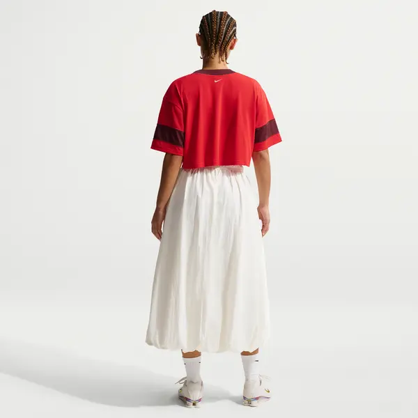 Nike Sportswear Oversized Cropped Jersey - Red