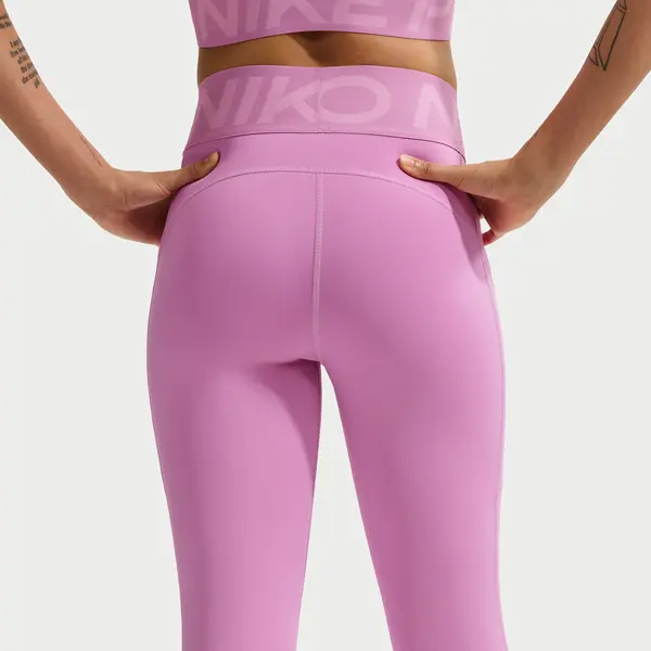Nike Pro Sculpt High-waisted 7/8 Leggings With Pockets - Purple