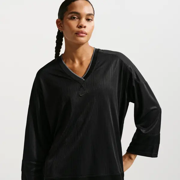 Nike Sportswear Oversized Jersey Tunic - Black