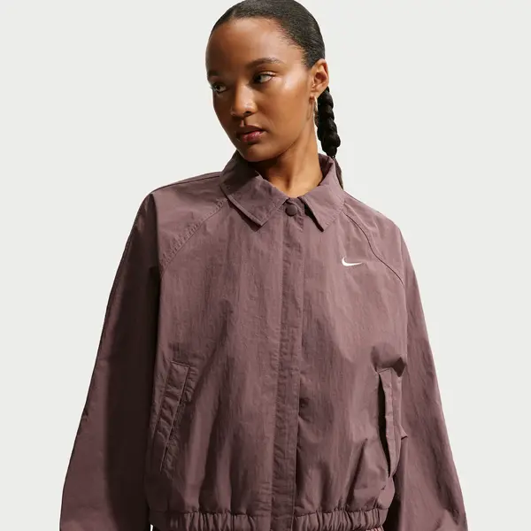 Nike Sportswear Oversized Coaches Jacket - Purple
