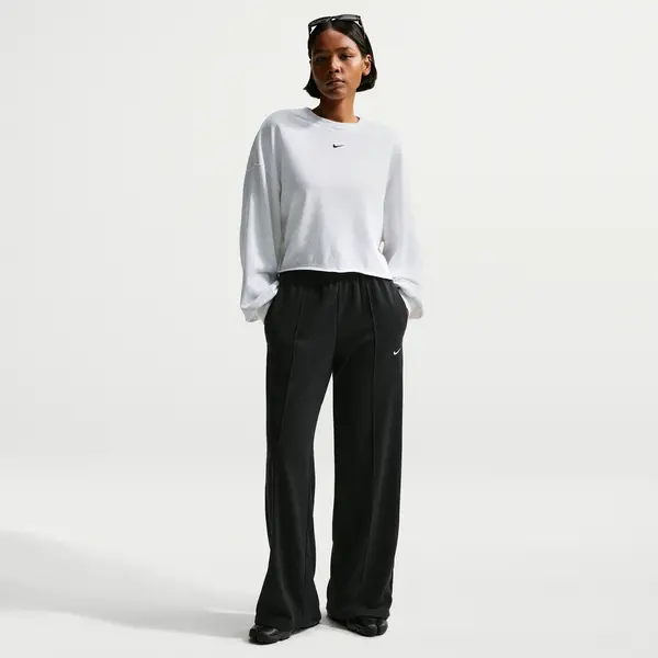 Nike Sportswear Chill Terry Oversized French Terry Crew-neck Sweatshirt - Brown