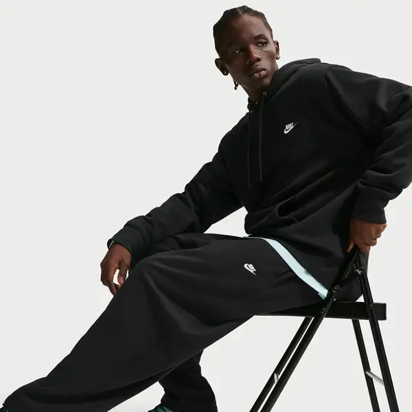 Nike Sportswear Club Oversized French Terry Pants - Black