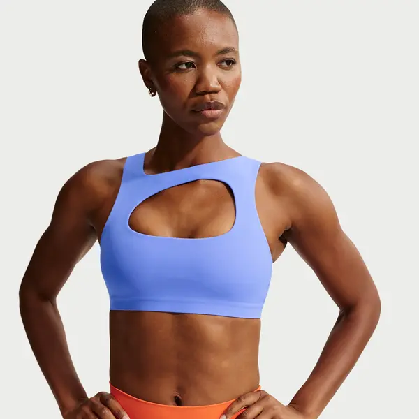 Nike Zenvy Light-support Lightly Lined Sports Bra - Blue