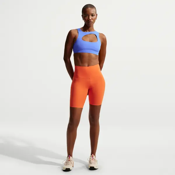 Nike Zenvy Light-support Lightly Lined Sports Bra - Blue
