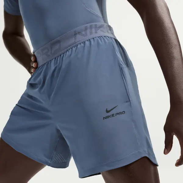 Nike Pro Training Dri-fit 6" Shorts - Blue