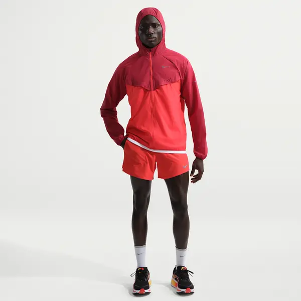 Nike Stride Dri-fit 5" Brief-lined Running Shorts - Red