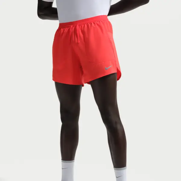 Nike Stride Dri-fit 5" Brief-lined Running Shorts - Red