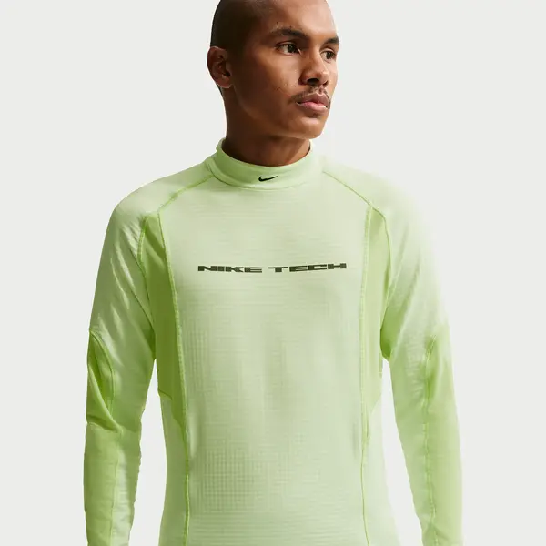 Nike Tech Base Layer Long Sleeve Top - Yellow