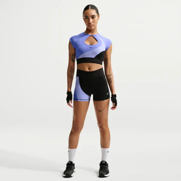 Nike Pro Sculpt High-waisted 3" Biker Shorts - Black