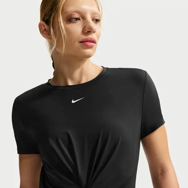 Nike Classic Twist Dri-fit Short-sleeve Top - Black