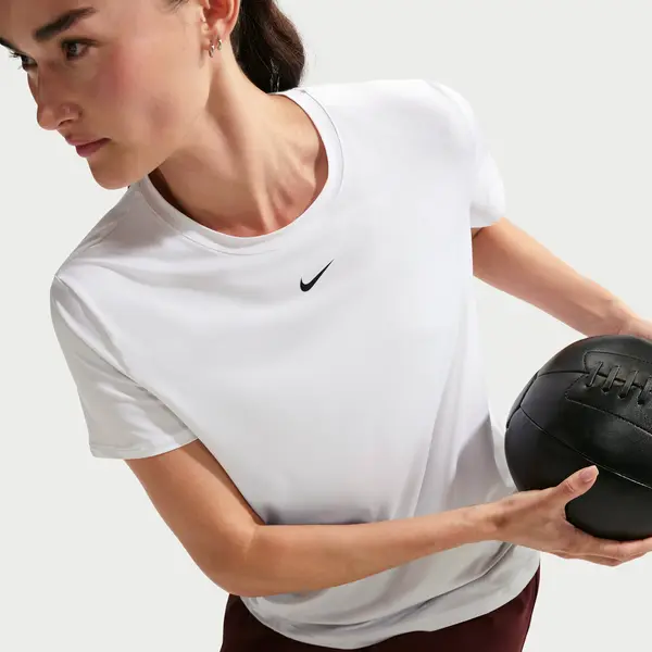Nike Classic Dri-fit Short-sleeve Top - White