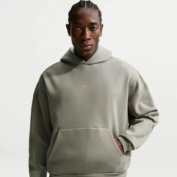 Nike Standard Issue Therma-fit Brushed Basketball Pullover Hoodie - Grey