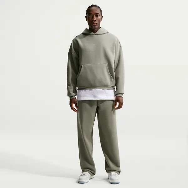 Nike Standard Issue Therma-fit Brushed Basketball Pullover Hoodie - Grey