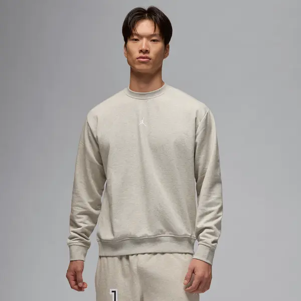 JORDAN Sport Crossover Dri-fit Crew-neck Sweatshirt - Grey