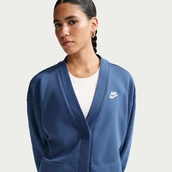 Nike Sportswear Club Fleece Loose Cardigan - Blue