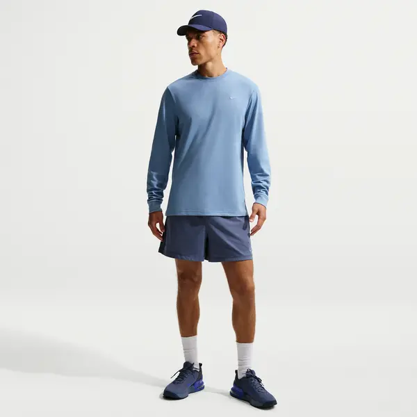 Nike Primary Dri-fit Long-sleeve Versatile Top - Blue
