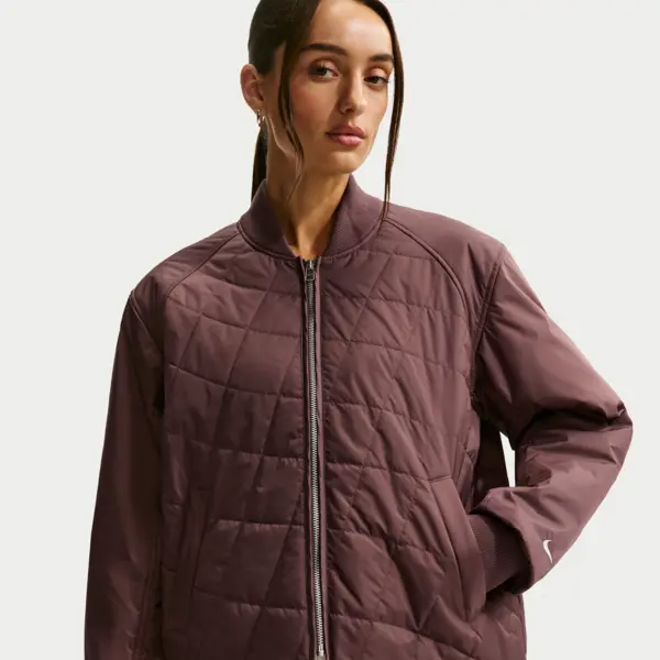 Nike Loose Quilted Jacket - Purple