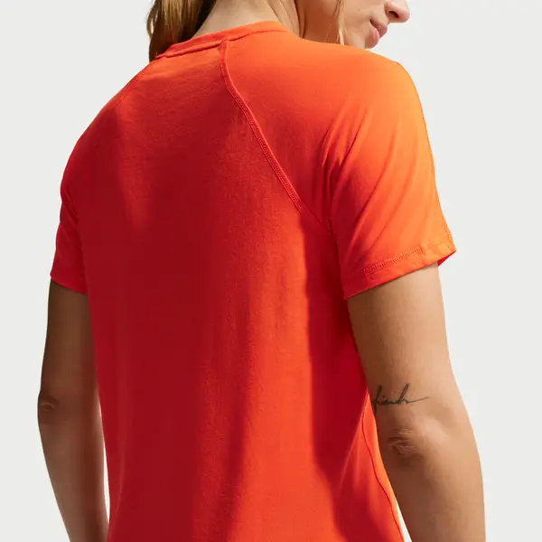 Nike Dri-fit Short-sleeve Trail Running Top - Orange