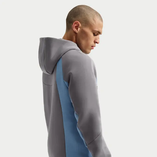 Nike Tech Color-block Full-zip Fleece Windrunner Jacket - Black