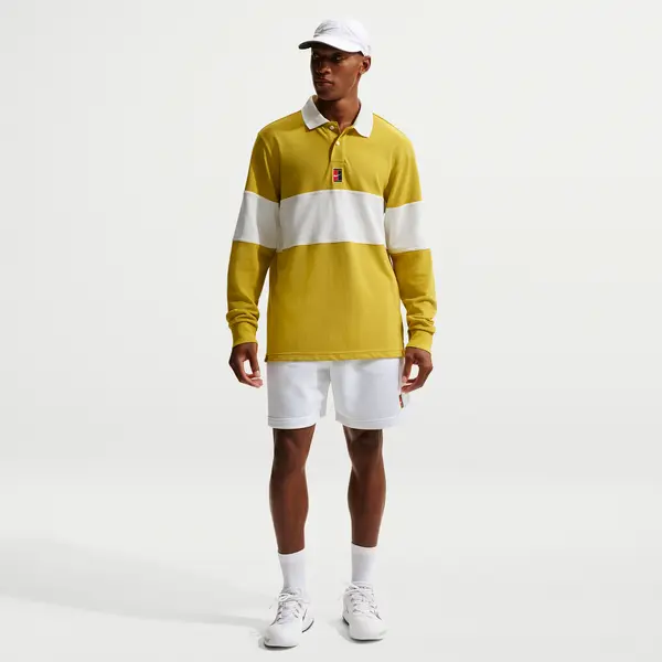 Nike Court Heritage Dri-fit Fleece Tennis Shorts - White