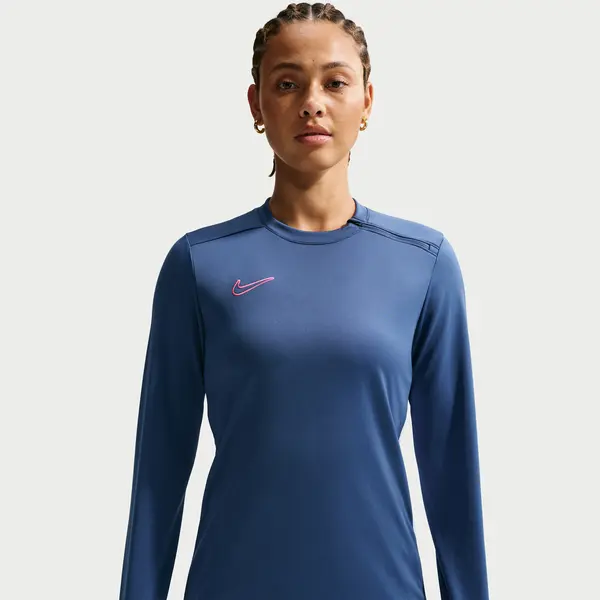 Nike Academy Dri-fit Crew-neck Long-sleeve Soccer Top - Blue