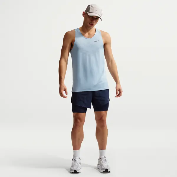 Nike Stride Dri-fit Adv Running Tank Top - Blue