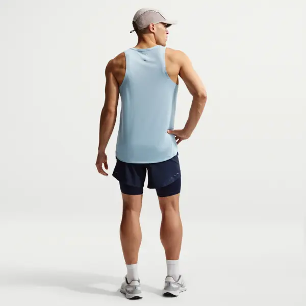 Nike Stride Dri-fit Adv Running Tank Top - Blue