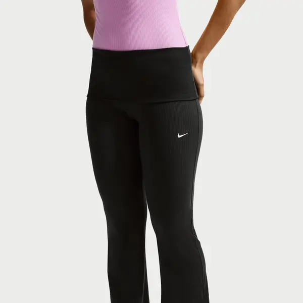 Nike Chill Knit Mid-rise Ribbed Pants