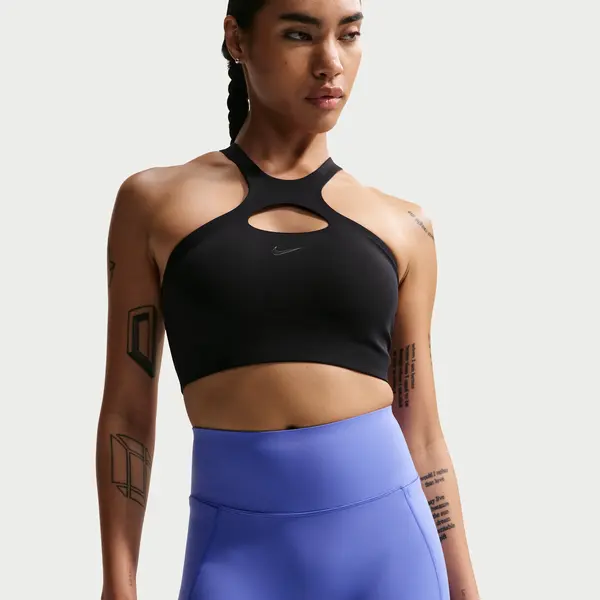 Nike Universa High-waisted 5" Biker Shorts With No Front Seam - Blue