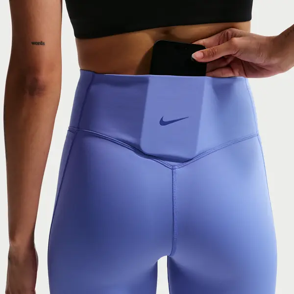 Nike Universa High-waisted 5" Biker Shorts With No Front Seam - Blue