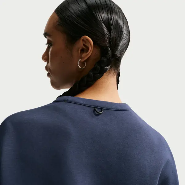 Nike 24.7 Impossiblysoft Dri-fit Oversized Crew-neck Top - Blue