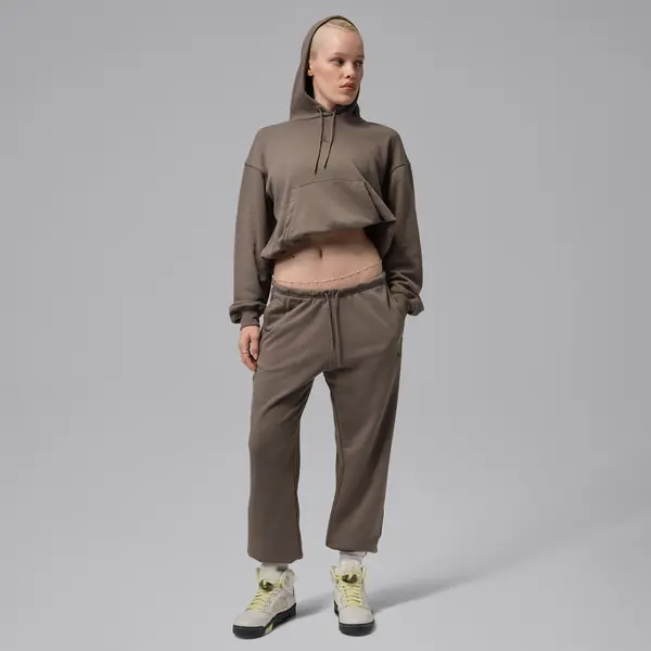 JORDAN Sport Crossover Dri-fit Fleece Pants - Grey