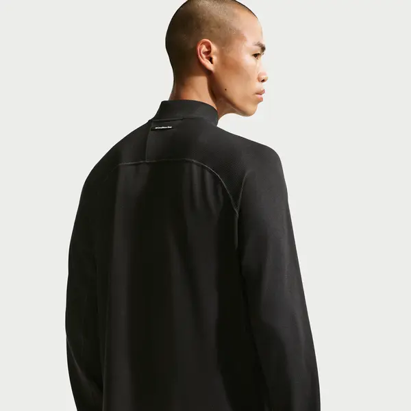 Nike Dri-fit 1/4-zip Trail Running Top - Black