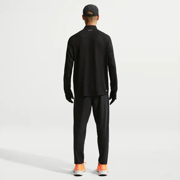 Nike Dri-fit 1/4-zip Trail Running Top - Black