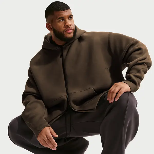 Nike Tech Fleece Full-zip Hoodie - Brown