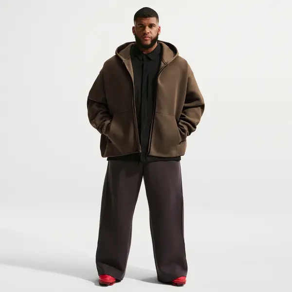 Nike Tech Fleece Full-zip Hoodie - Brown