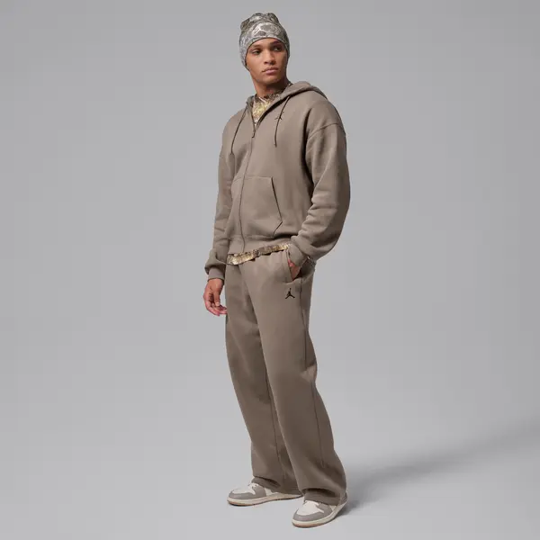 JORDAN Brooklyn Fleece Oversized Open-hem Pants