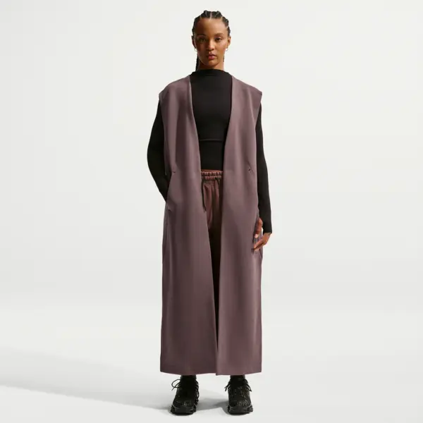 Nike Sportswear Tech Fleece Oversized Sleeveless Duster - Purple