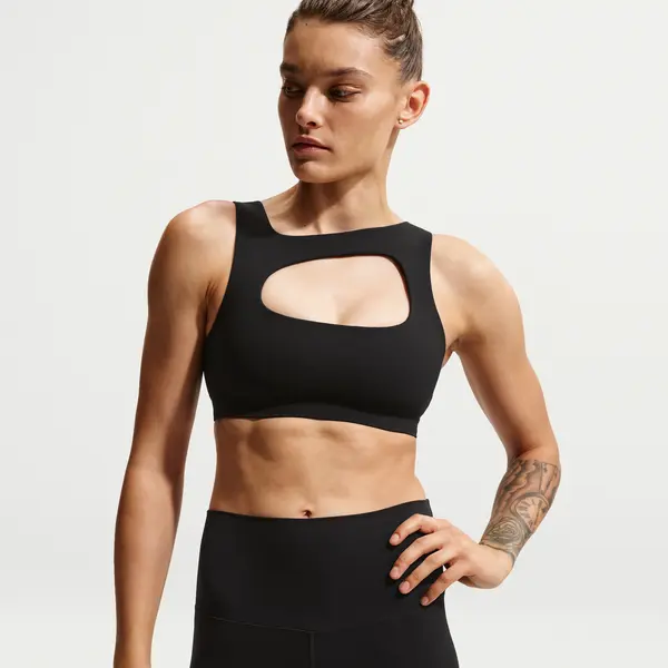 Nike Zenvy Light-support Lightly Lined Sports Bra - Black