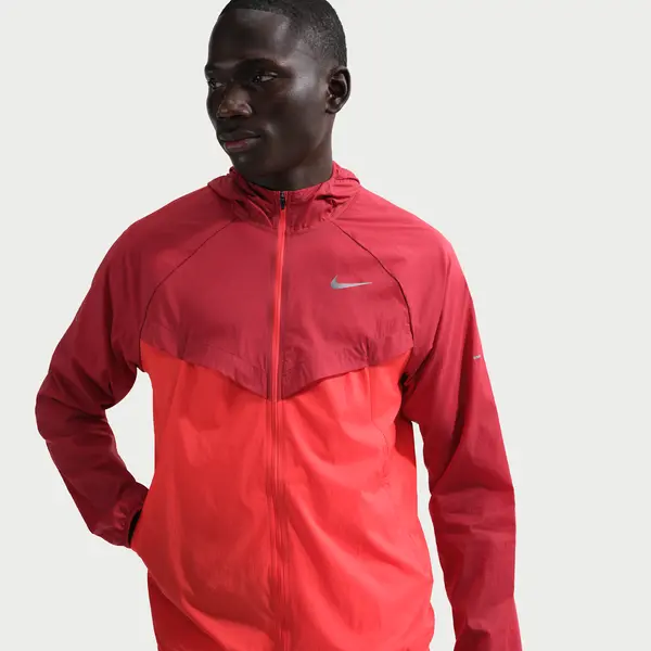 Nike Stride Repel Uv Running Jacket - Red