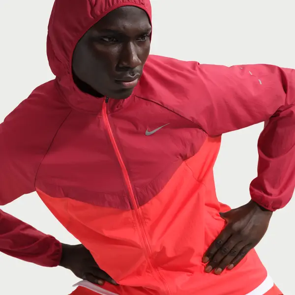 Nike Stride Repel Uv Running Jacket - Red