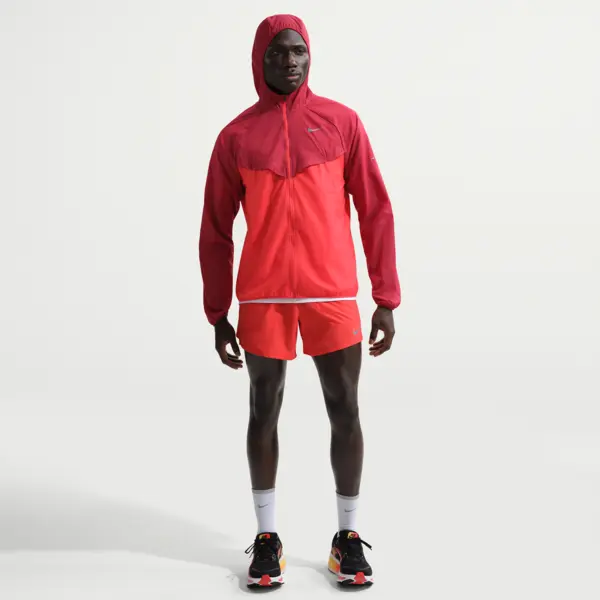 Nike Stride Repel Uv Running Jacket - Red