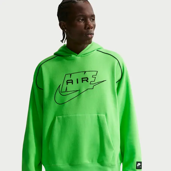 Nike Air Fleece Pullover Hoodie - Green