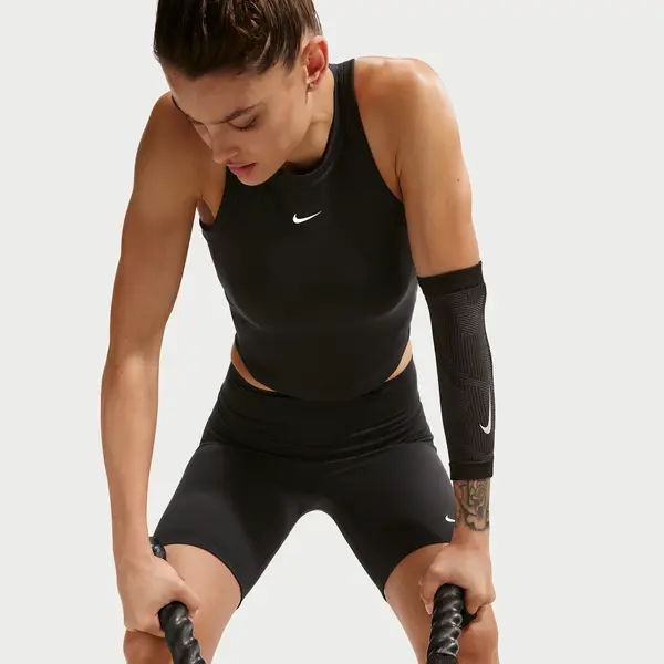 Nike Dri-fit Cropped Tank Top - Black