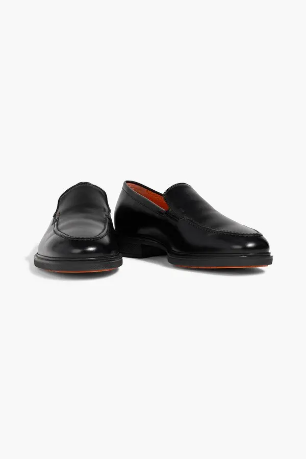 Santoni Leather Loafers