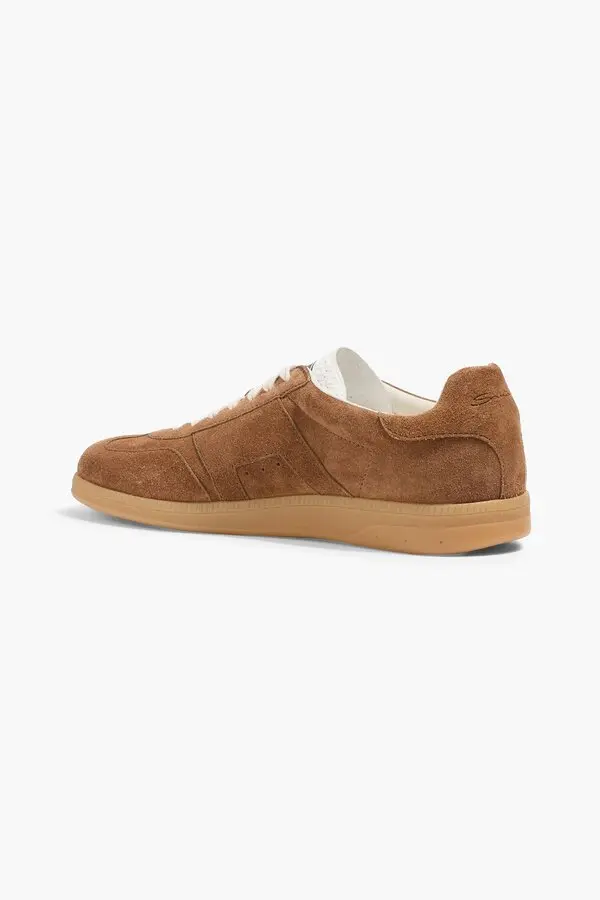 Santoni Suede Sneakers - Camel