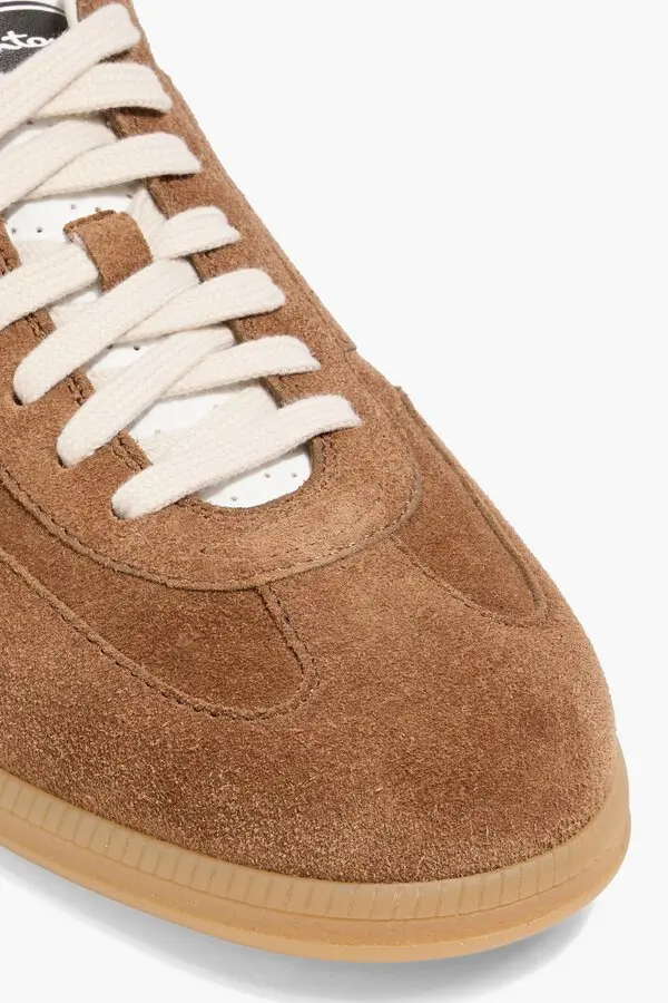 Santoni Suede Sneakers - Camel