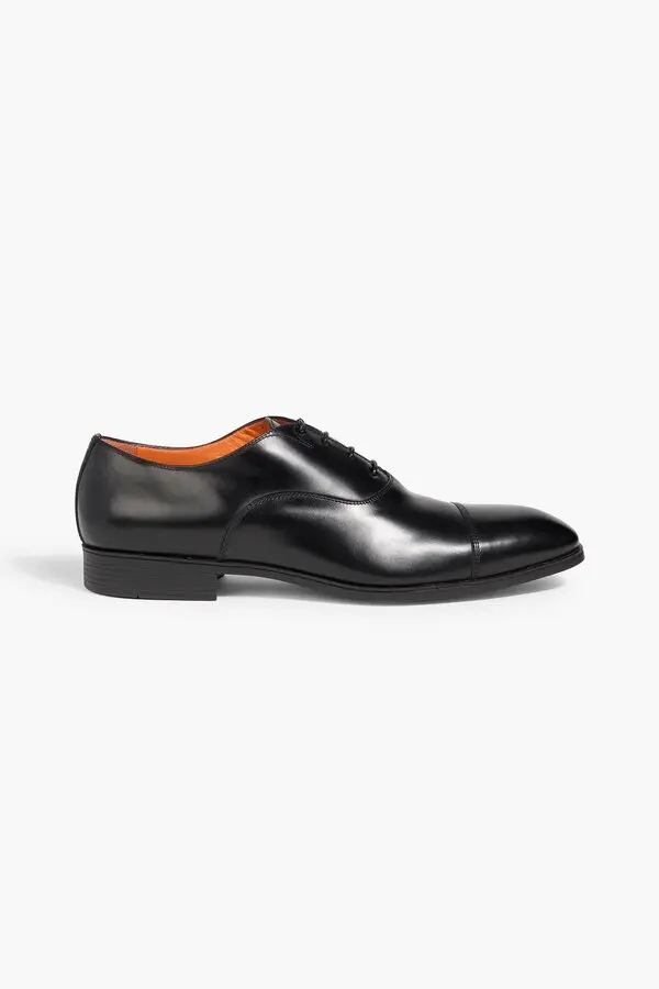 Santoni Adrian Leather Derby Shoes