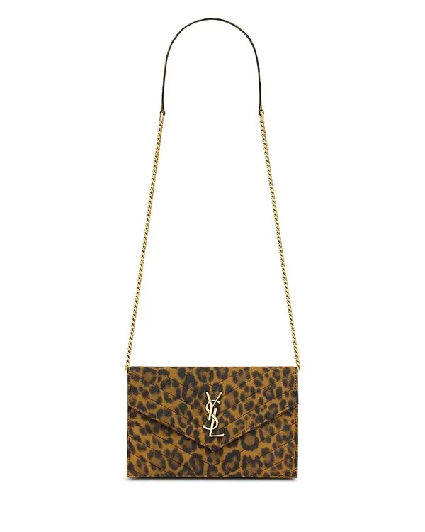 Saint Laurent Cassandre Envelope Chain Wallet